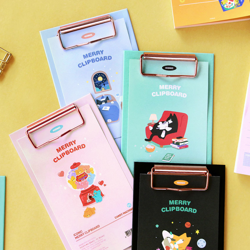 ICONIC Merry clipboard memo holder