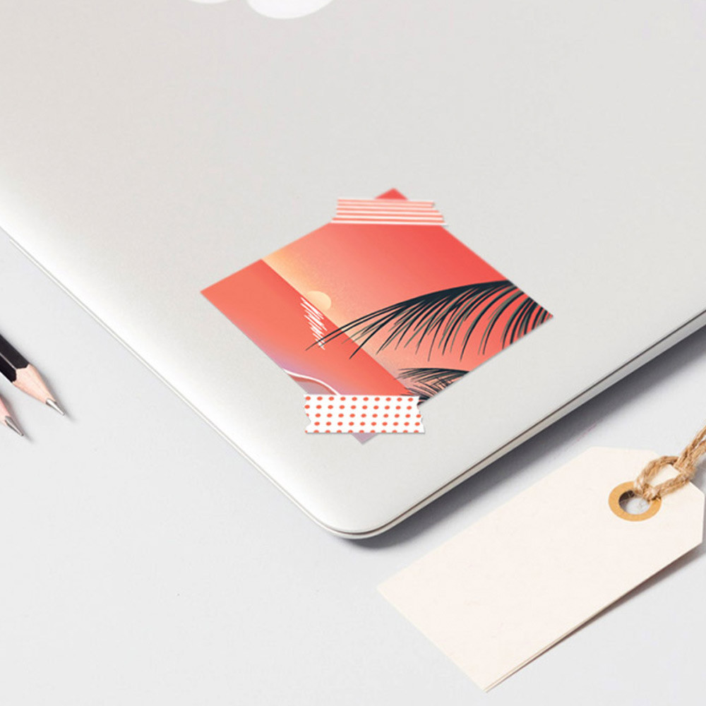 istyle illustration paper deco sticker fallindesign