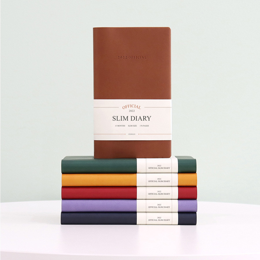 Indigo 2021 Official soft dated monthly diary planner