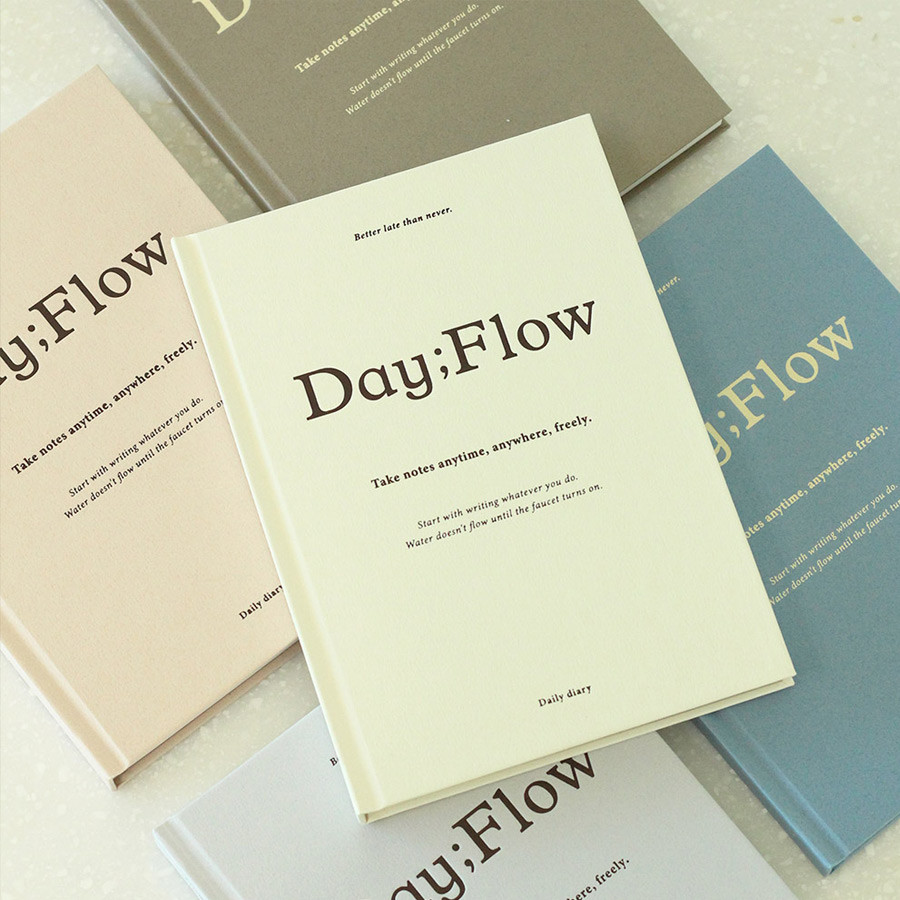 Dash And Dot Day Flow Dateless Daily Diary Journal
