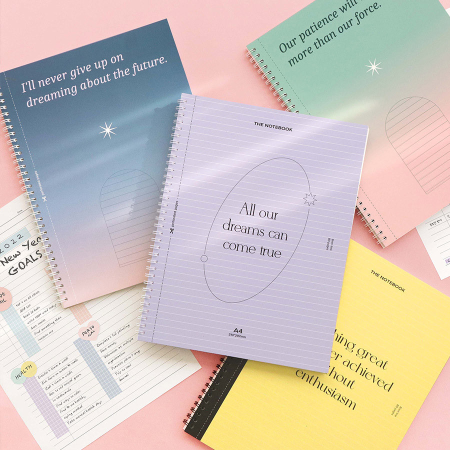 ICONIC Index B5 Wire Bound Lined Notebook - Fallindesign.com