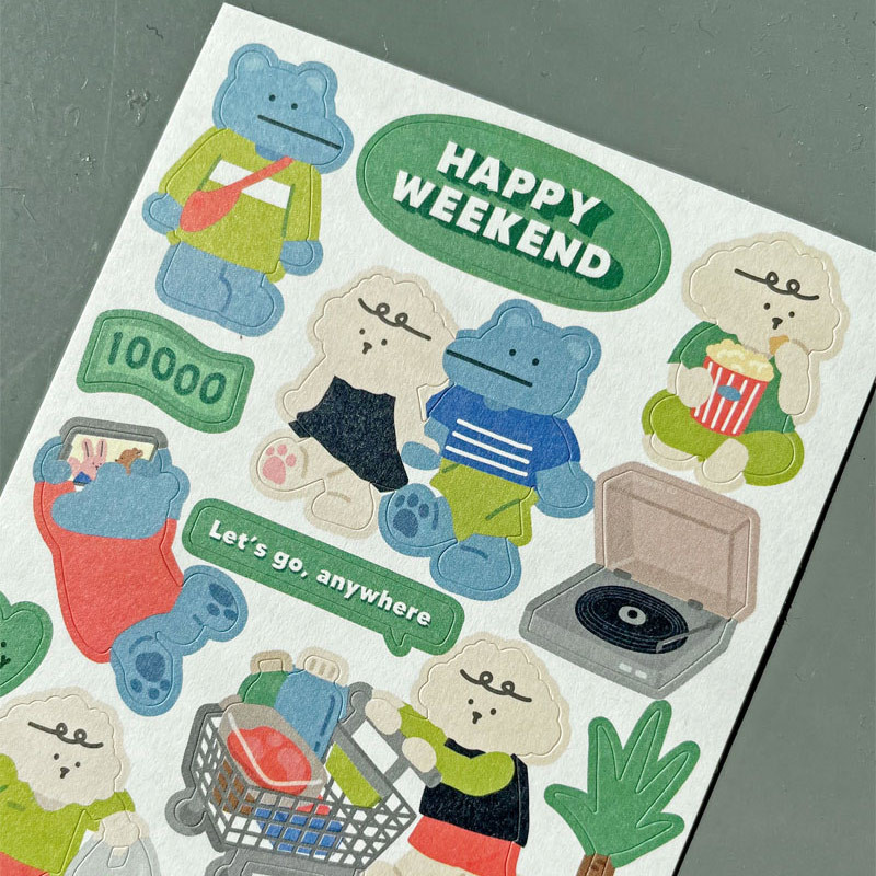 Dailylike My Buddy Paper Sticker Set Ver2