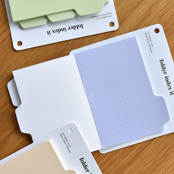 Play Obje Classy Label Sticky Notepad with Ball Chain