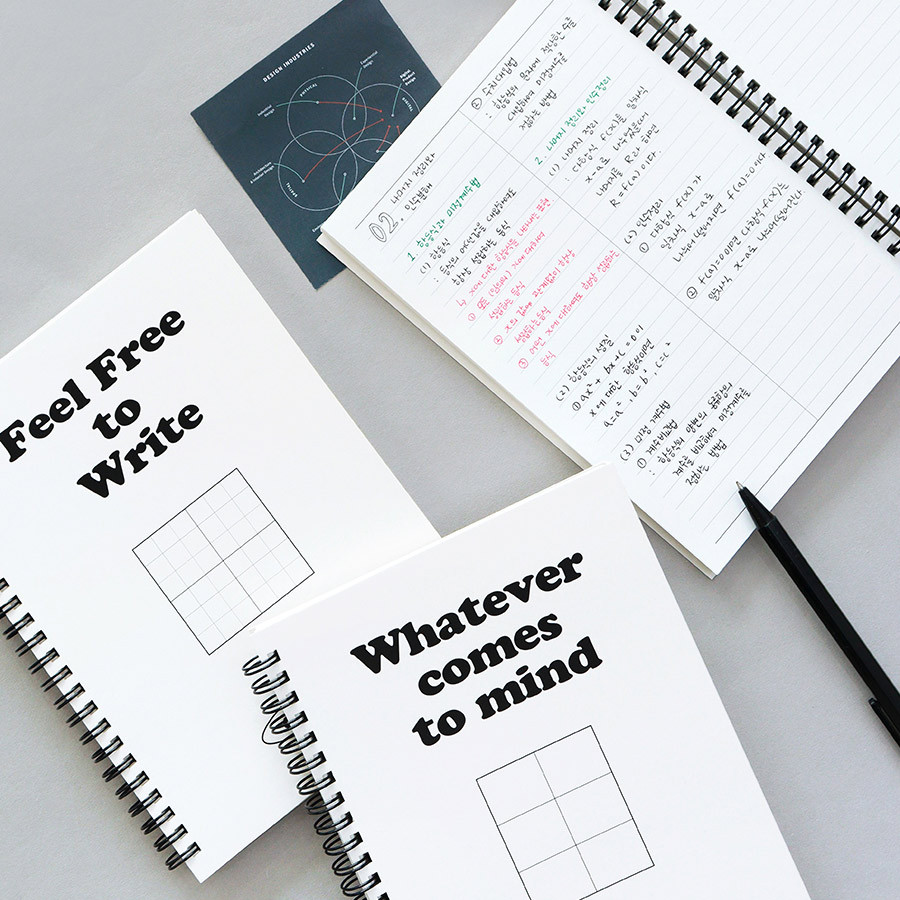 ICONIC Compact A5 Twin Wire Grid Notebook