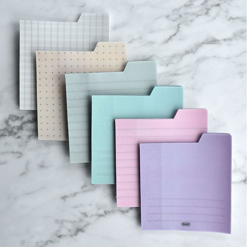 SOSOMOONGOO Spring feelings medium grid and plain notepad