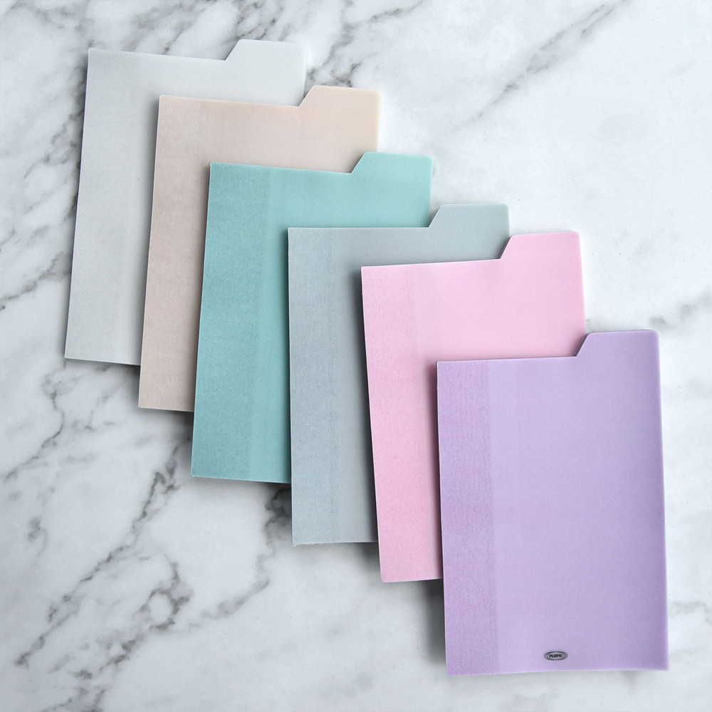 Play Obje Large Folder Index Sticky Notepad Bookmark Set