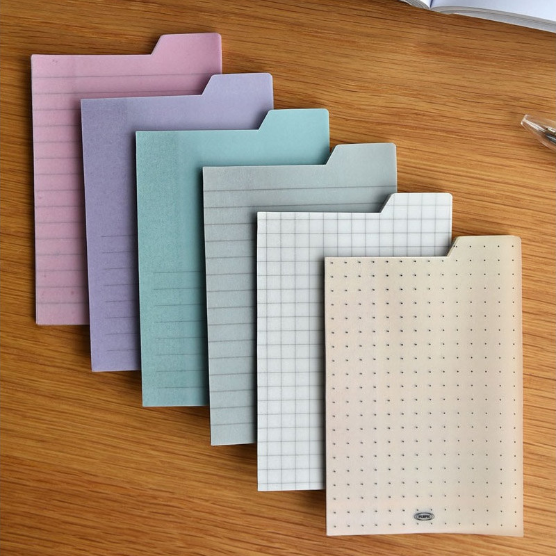 Play Obje Large Folder Index Sticky Notepad Bookmark Set