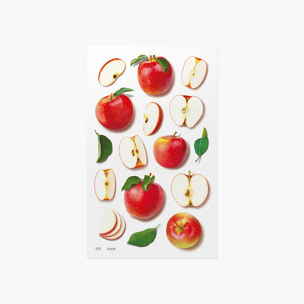 Appree Green Grape Fruit Clear Sticker - fallindesign.com