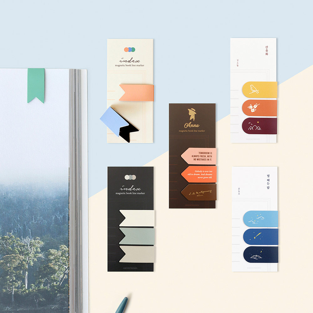 Cute Bookmarks, book marker, sticky bookmarks | fallindesign