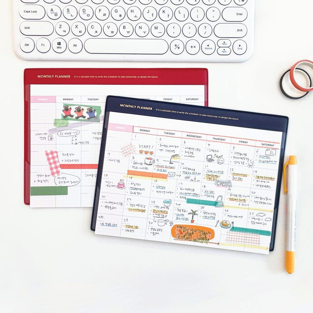 Desk Planners, Planners, Desk Schedulers | Fallindesign