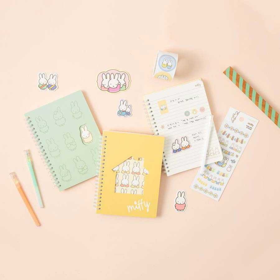 Miffy B5 Wire Binding Lined Notebook: Cute & Practical