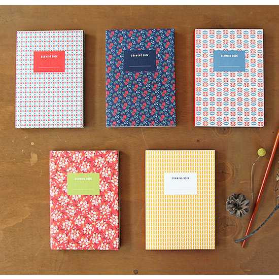 Iconic Analog pattern drawing notebook - fallindesign.com