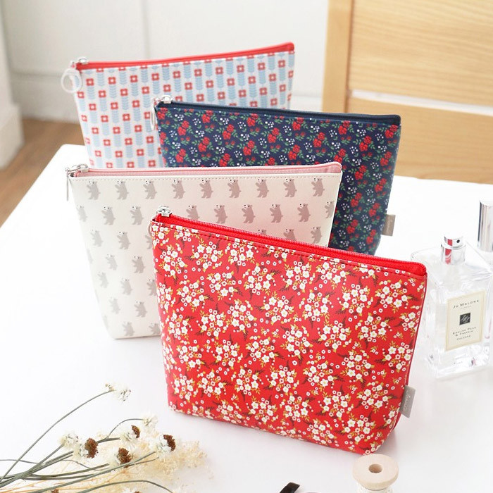 Iconic Basic pattern small zipper pouch ver.2 - fallindesign