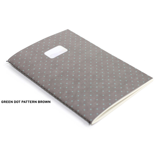 Page25 Natural and Pure pattern A5 plain notebook - fallindesign