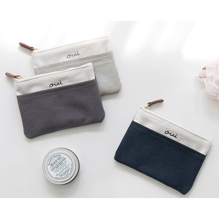 2NUL Treasure small cotton zipper pocket with key ring