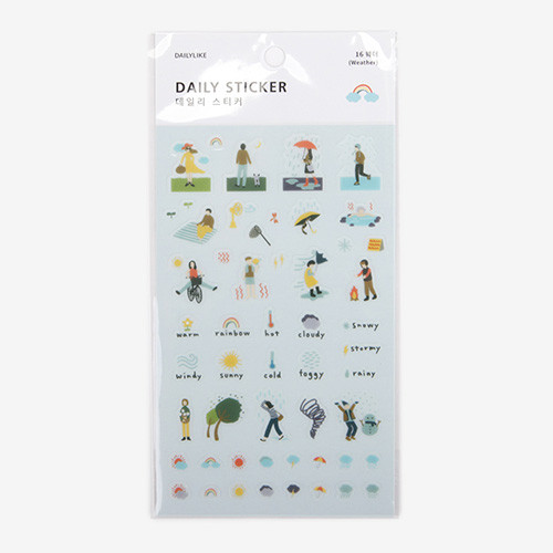 Dailylike Daily transparent sticker - Universe - fallindesign