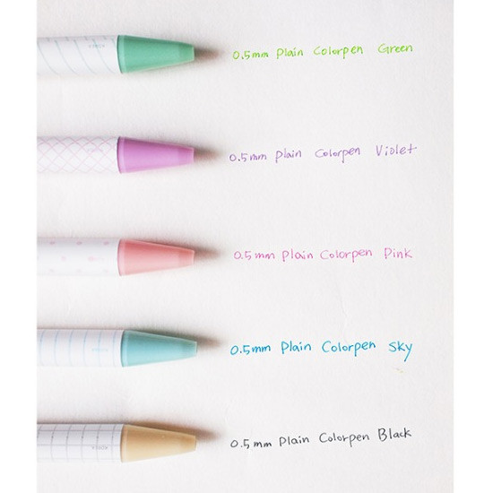 Hello Today Plain color ink 0.5 mm ballpoint pen - A type