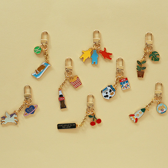 Dailylike Daily 24K gold plated keyring keychain