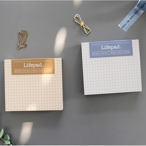 Second Mansion Basic A5 Grid Memo Writing Notepad