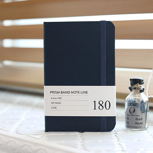 Indigo Prism 208 Hardcover Lined Notebook With Elastic Band