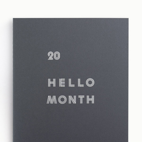 Eedendesign 2020 Hello month B5 dated monthly planner