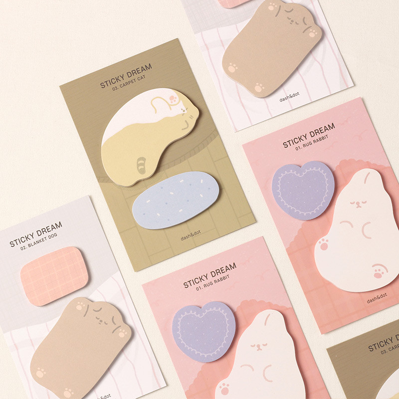 Dash And Dot Dream sticky notes memo pad