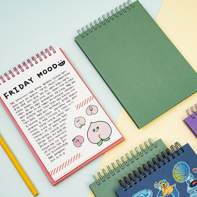 Ardium Color medium spiral bound lined notepad