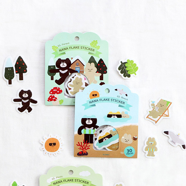 ICONIC Nana cute stickers pack - Fallindesign.com