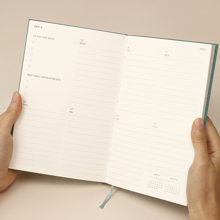 Paperian 2021 A'round B6(large) dated weekly diary planner