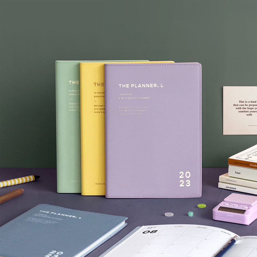 Iconic 2023 Simple A5 Large Dated Monthly Planner scheduler