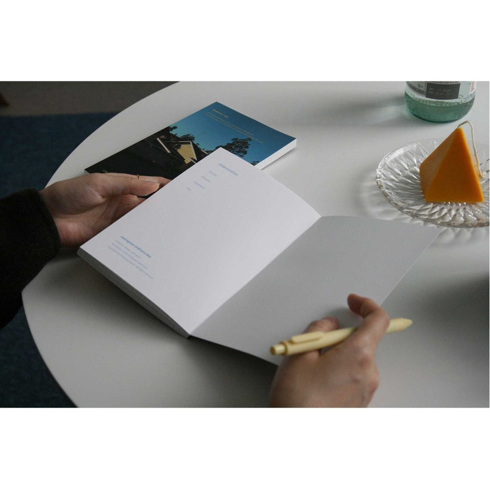 DESIGN GOMGOM Monogram Ordinary Day B6 Grid Notebook