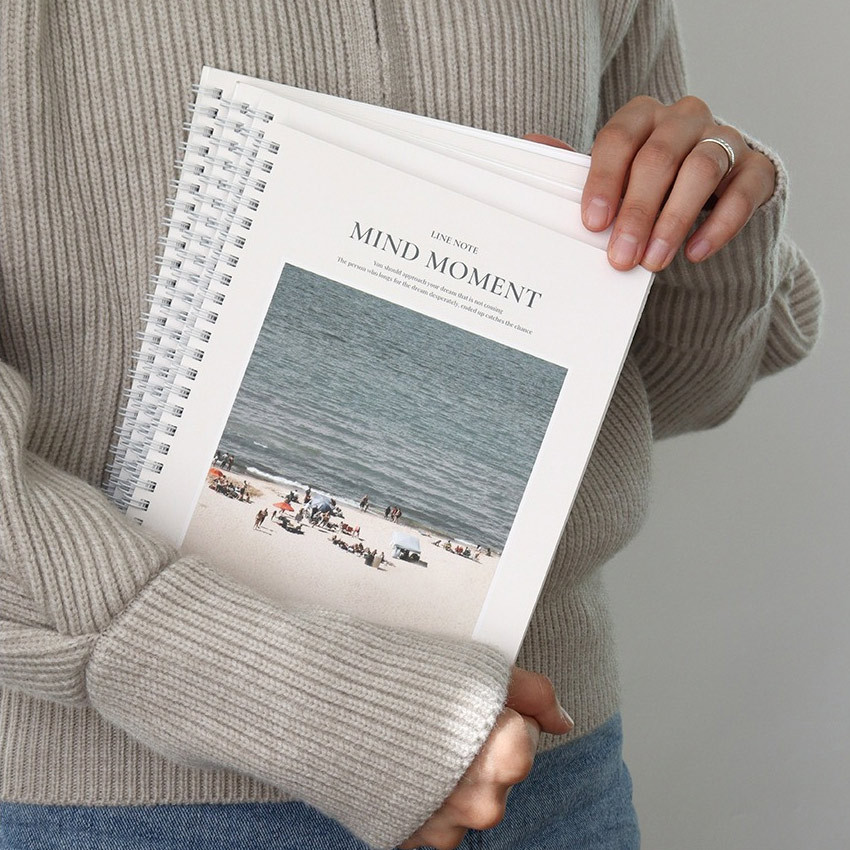 Indigo Mind Moment B5 Wirebound Lined Notebook