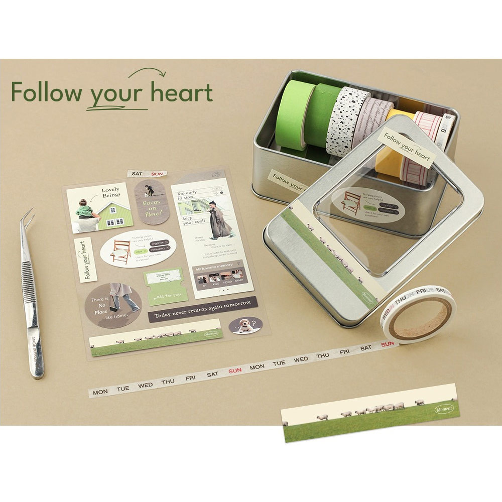 Dash And Dot Another Mood Removable Label Sticker Set