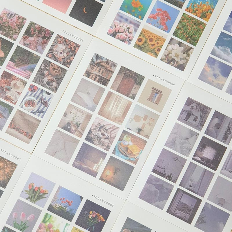 Todaygoods Dailylife Photo Paper Sticker Pack of 60 sheets