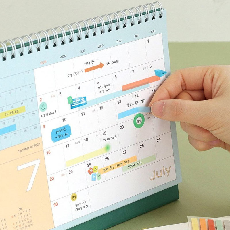 Iconic Pop Index Long Highlighter Strips Sticky Note Set