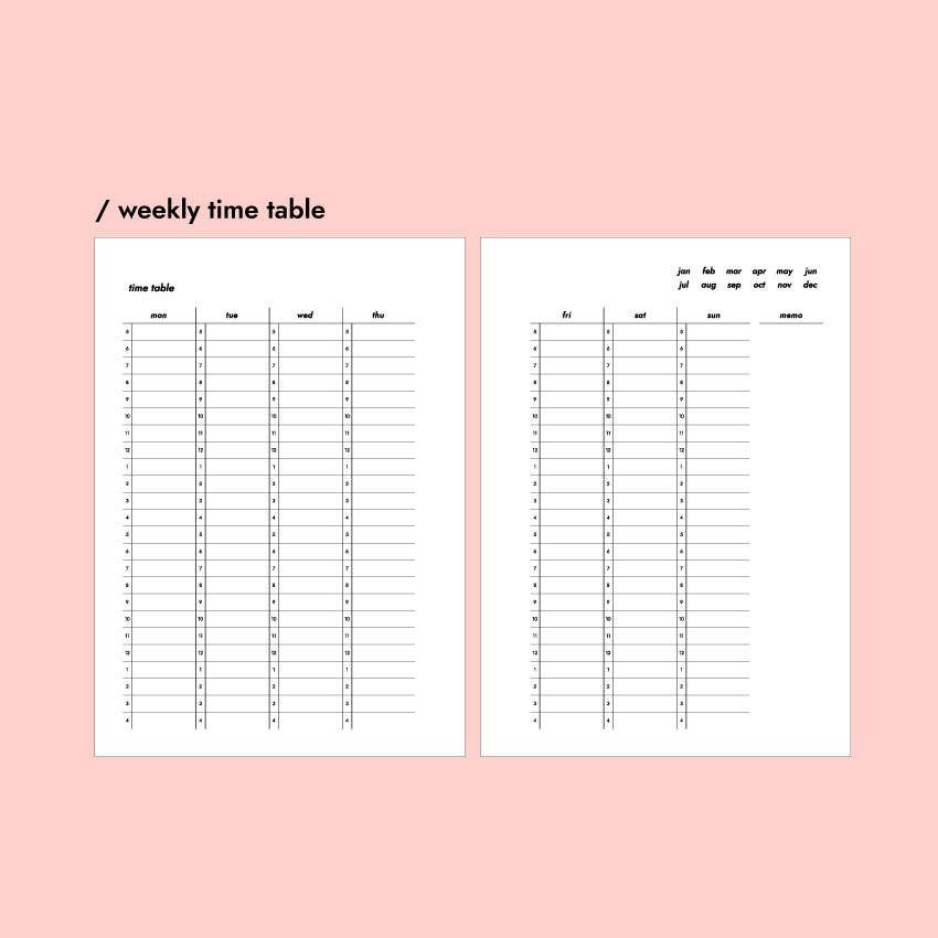 Signature 100 Days B6 Dateless Daily Study Planner Notebook