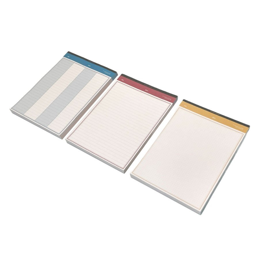 Autumn Color A5 Lined Grid Notepad 100 sheets