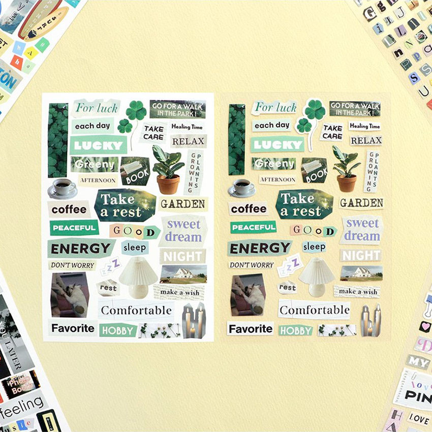 Iconic Magazine Collage Removable Sticker Pack