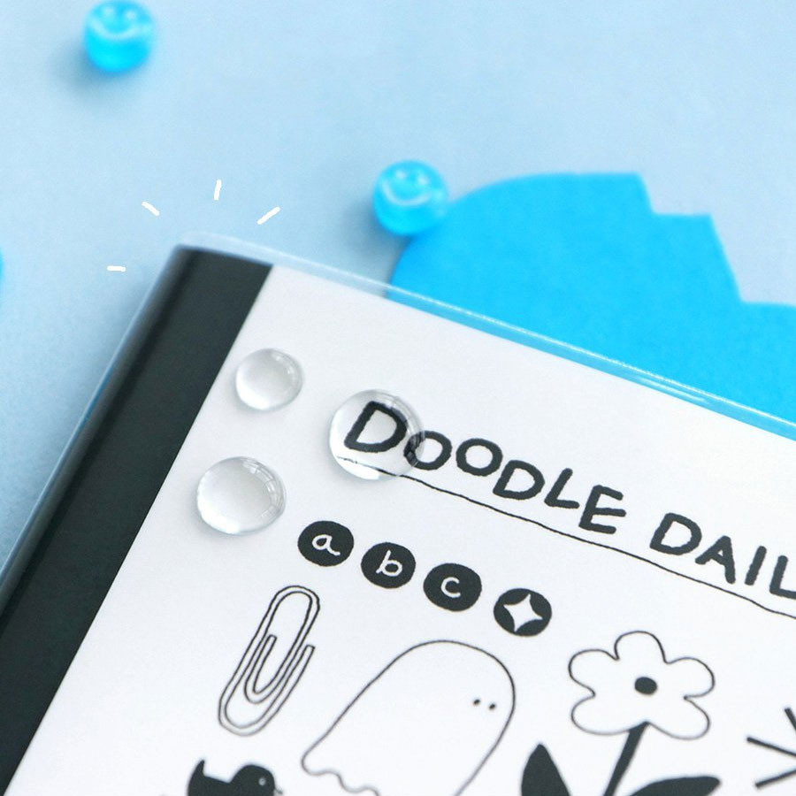 Doodle One Month Small Undated Daily Planner Notebook