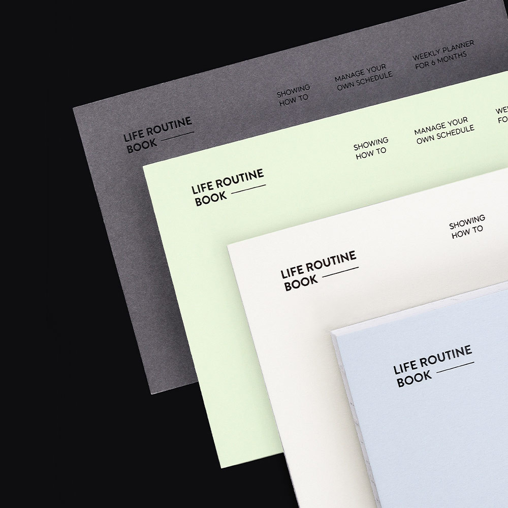 Life Routine 6 Months Undated Weekly Diary Planner