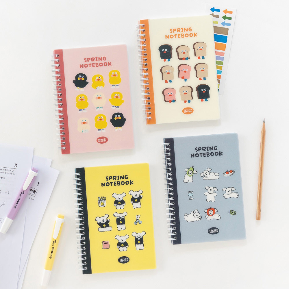 ROMANE Brunch Brother B6 PP Cover Lined Blank Notebook
