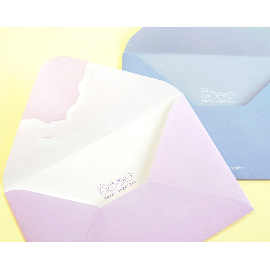 O-CHECK Happy Together Letter Envelope Set