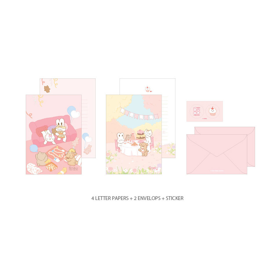 O-CHECK Happy Together Letter Envelope Set