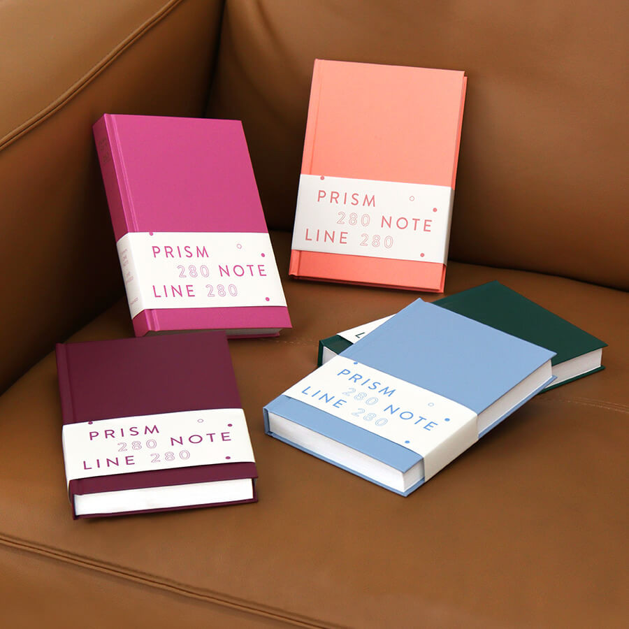 Indigo Prism 280 Hardcover Lined Notebook | Fallindesign