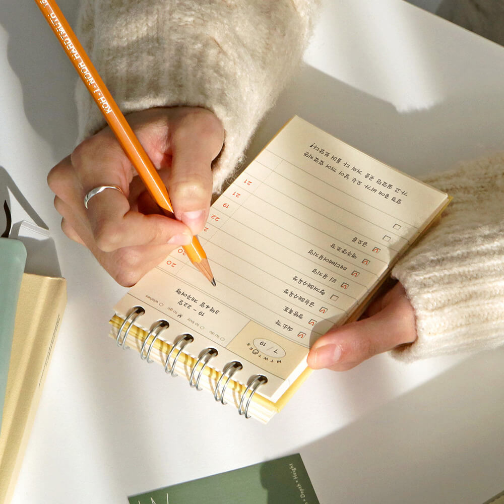 Iconic Work In Flow Checklist Desk Planner Conquer 180 Days