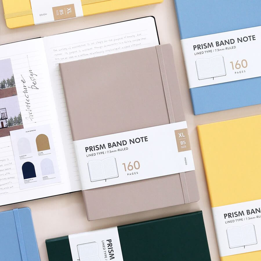 Indigo B5 Lined Notebook | Premium Journal | 5 Colors