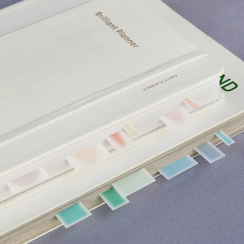 Iconic Blur Sticky Index Short Highlighter Sticky Notes Set