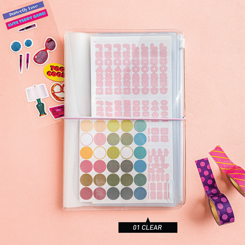 Jam Studio Sticker Collecting Album Storage Book Long Type