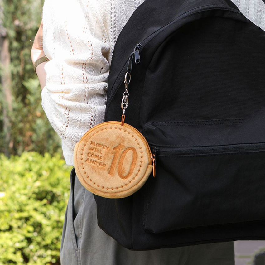 Dailylike 10-Won Bread Coin Purse Keyring Keychain
