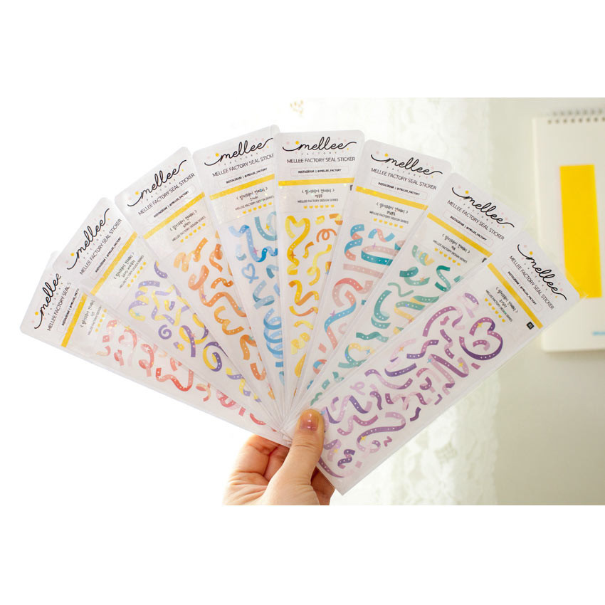 Mellee Factory Milky Way Confetti Removable Sticker Pack